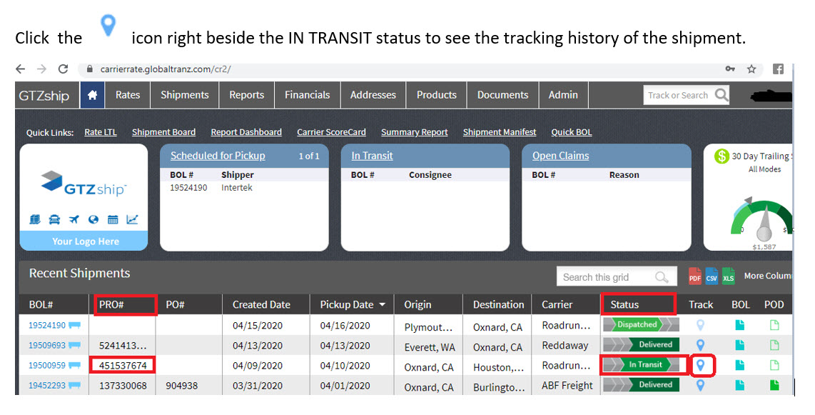 Pro Number Tracking Automating your Freight Tracking Needs - Easy ...